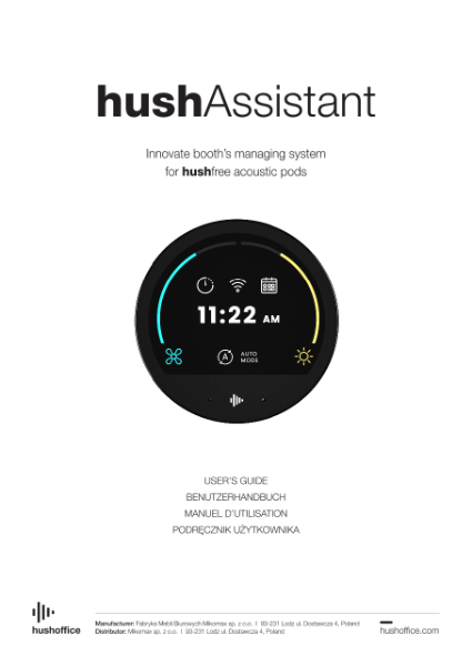 Hushoffice hushAssistant | Details Page | Haworth